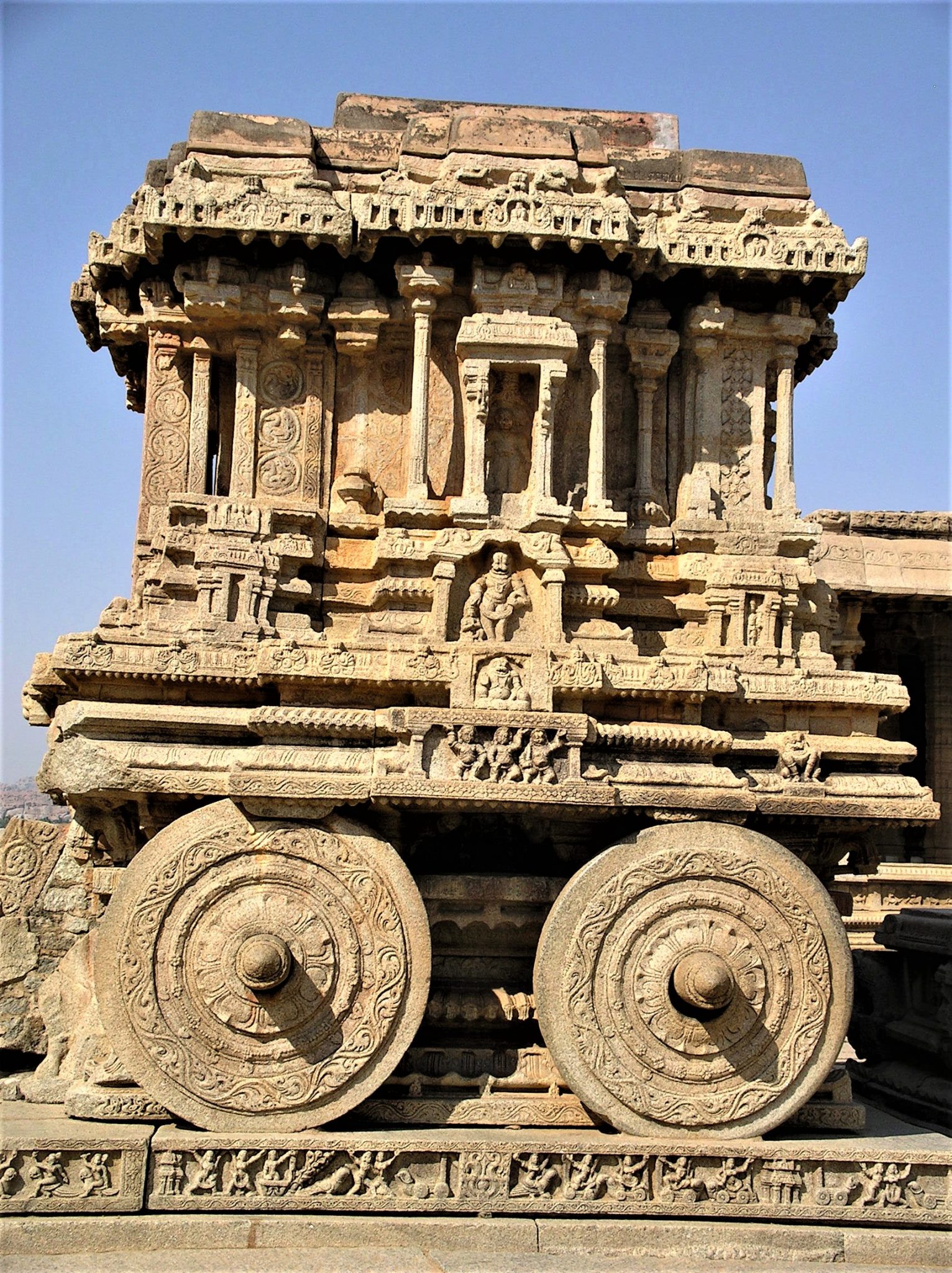 Stone Chariot at Hampi, Karnataka, India – Inika Art