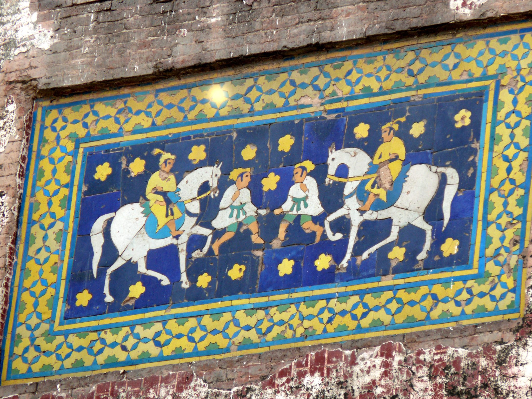 Wall Mosaic , Lahore Fort , Pakistan – Inika Art