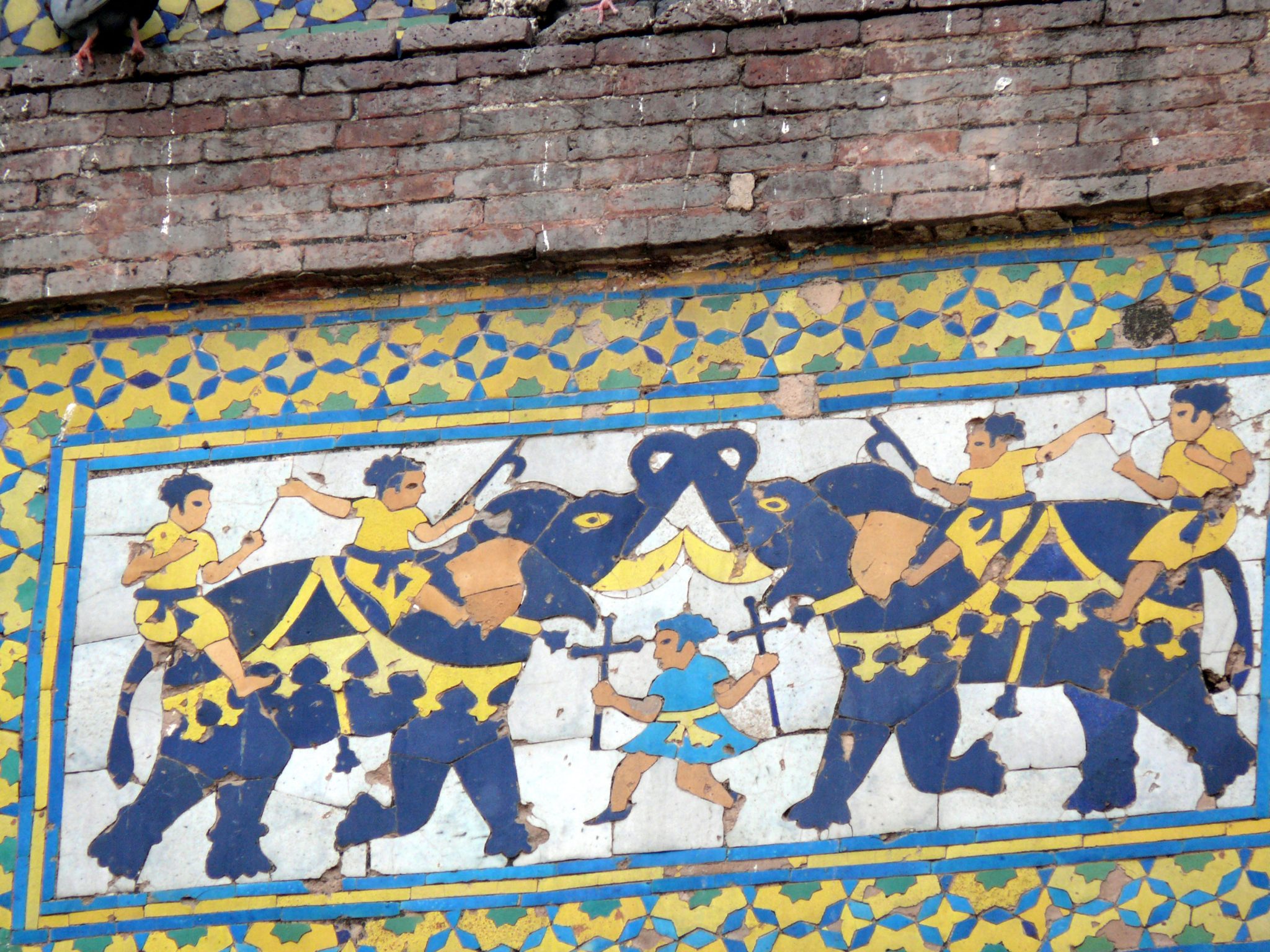 Picture wall Mosaics, Lahore Fort , Pakistan – Inika Art